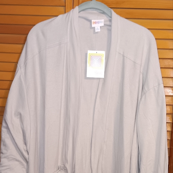 Lularoe Kennedy | Jackets & Coats | Lularoe Kennedy Light Gray Cardigan ...